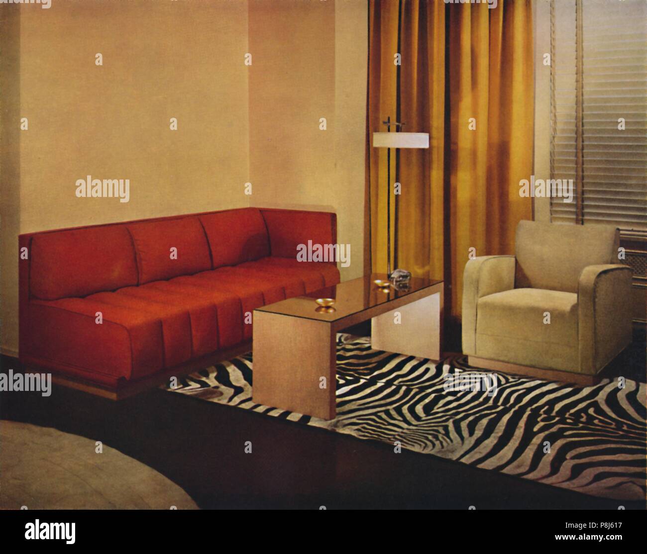 'Living-Room by Walter Dorwin Teague', 1939. Artist: Unknown Stock ...