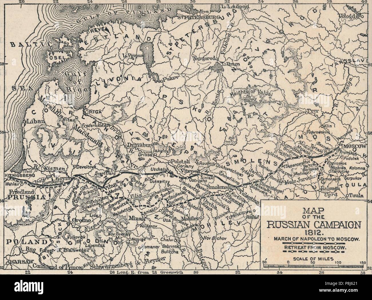 18th century map russia hi-res stock photography and images - Alamy