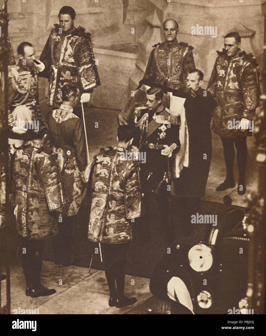 'His First Parliament Opened', 1937. Artist: Unknown Stock Photo - Alamy