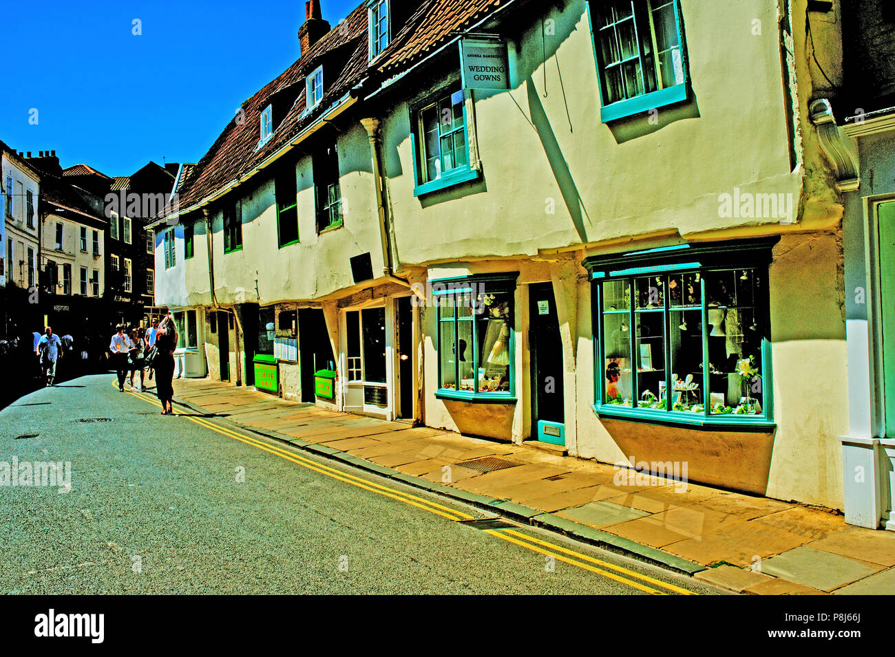 Our Lady Row, oldest buildings in York, Goodramgate, York, England ...
