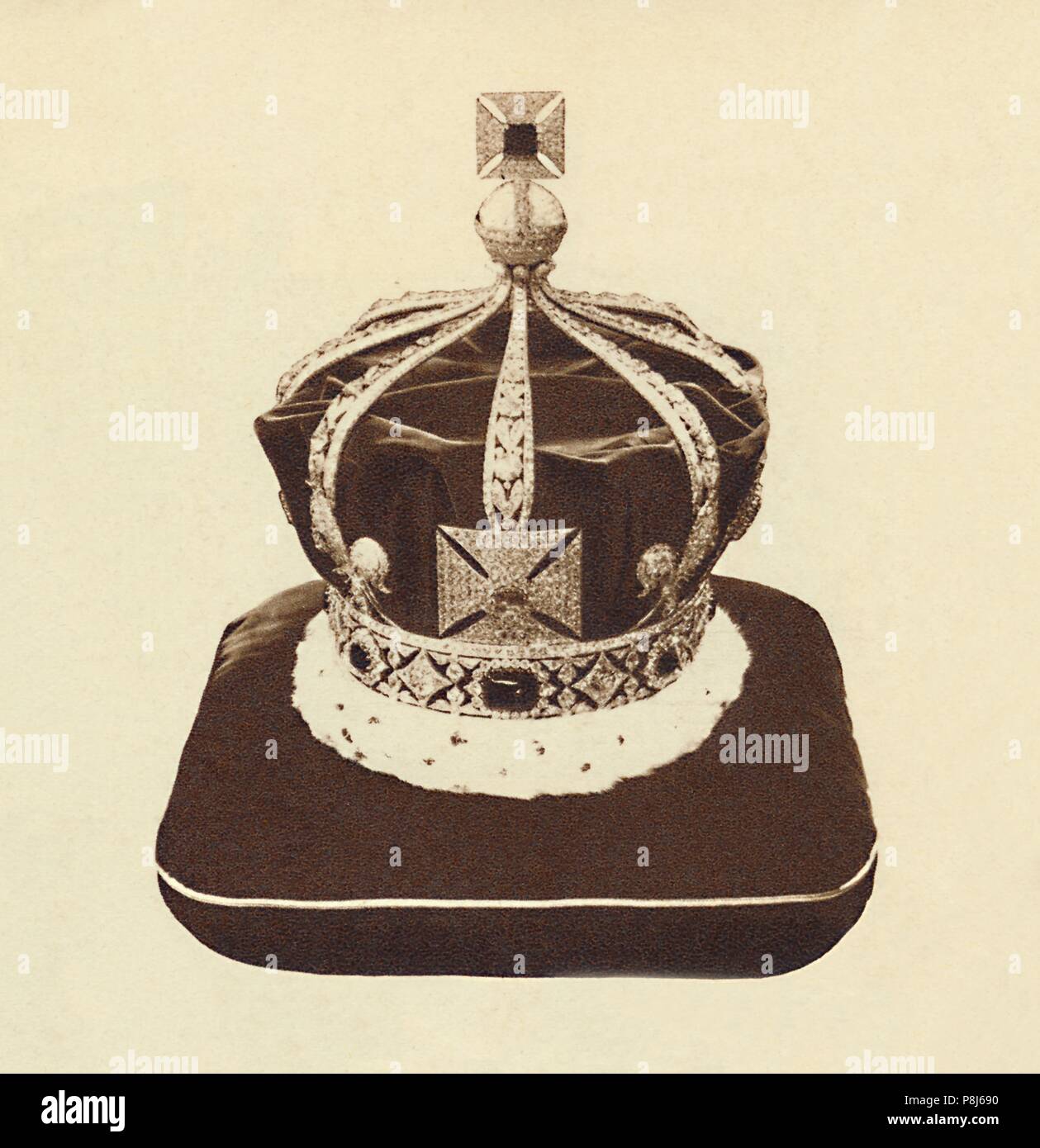 'The Imperial Crown of India', 1937. Artist: Unknown Stock Photo - Alamy