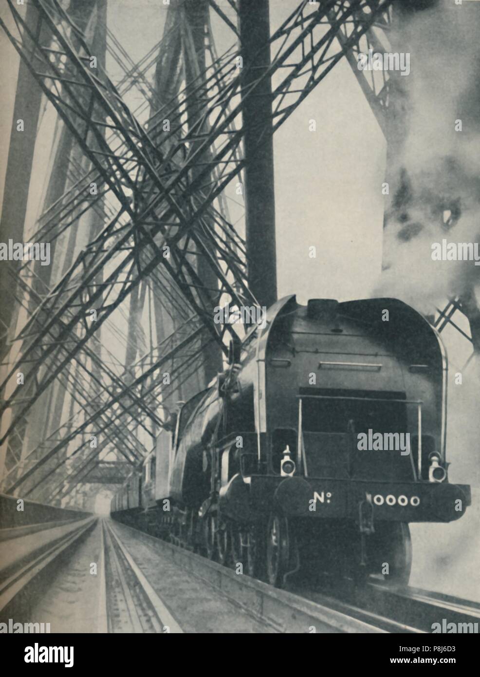 'Four Hundred Tons of Train Pulled By A Leviathan', c1935. Artist ...