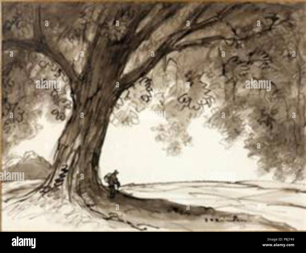 Artist under tree hi-res stock photography and images - Alamy