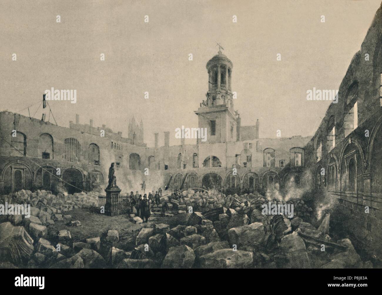 'The Second Royal Exchange After The Fire in 1838', (1928). Artist ...