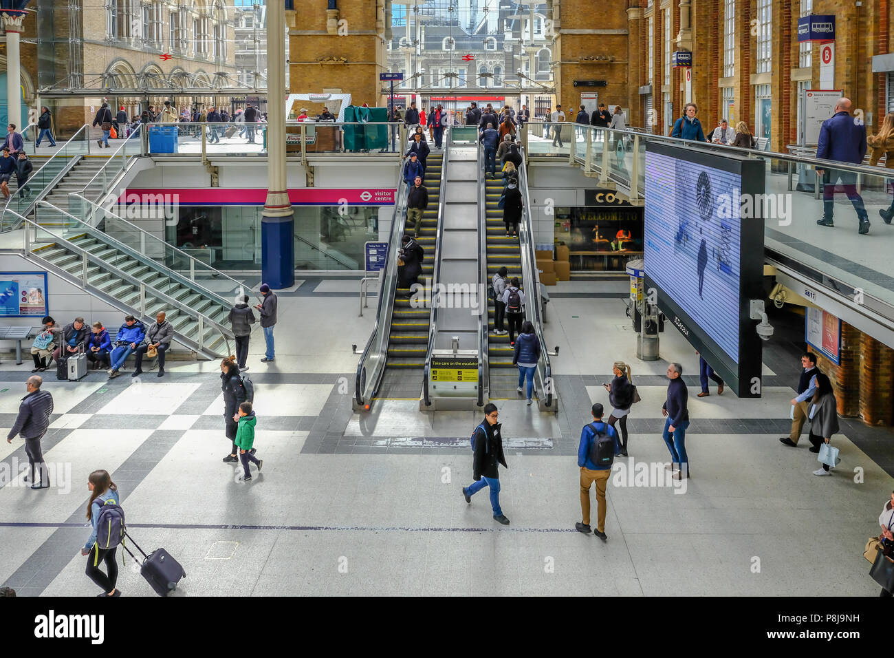 London underground station advert hi-res stock photography and images ...