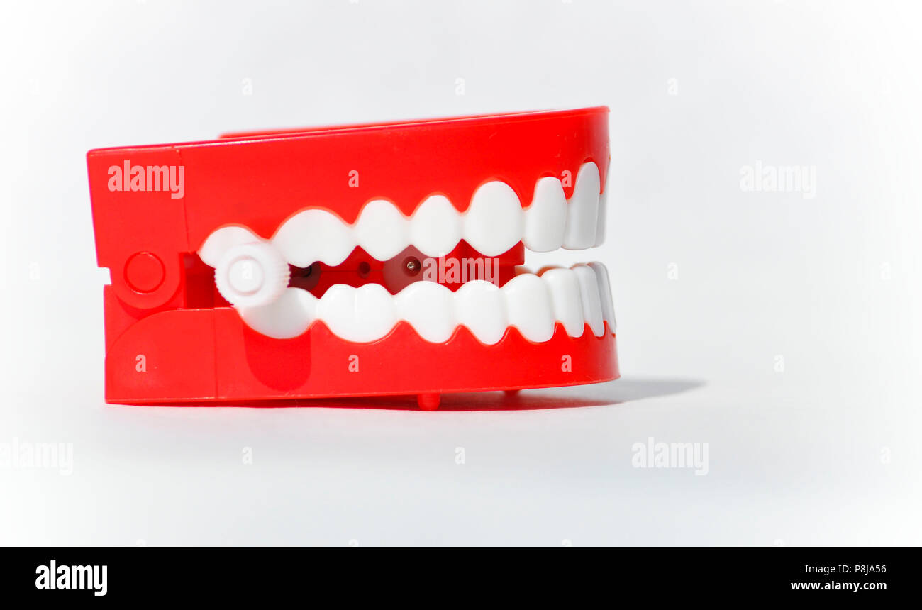 Wind up teeth Stock Photo - Alamy