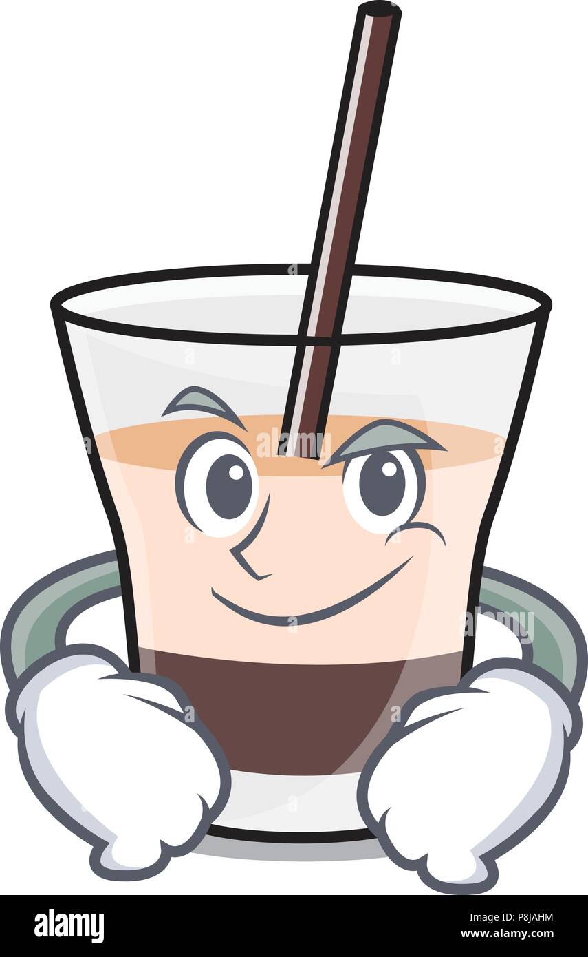 Smirking white russian character cartoon vector illustration Stock ...