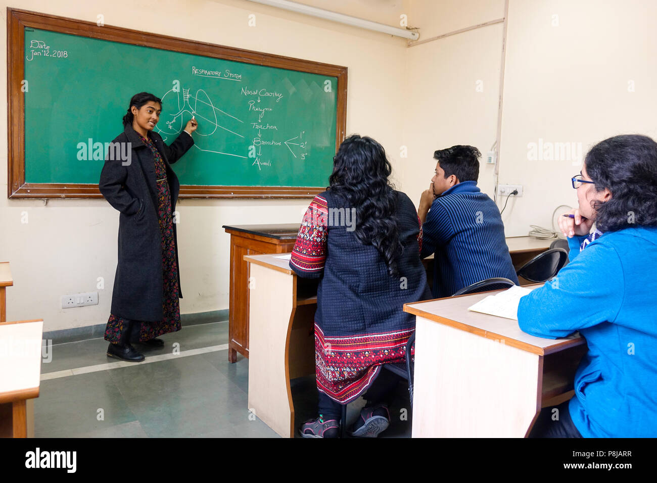 Student explaining a diagram hi-res stock photography and images - Alamy