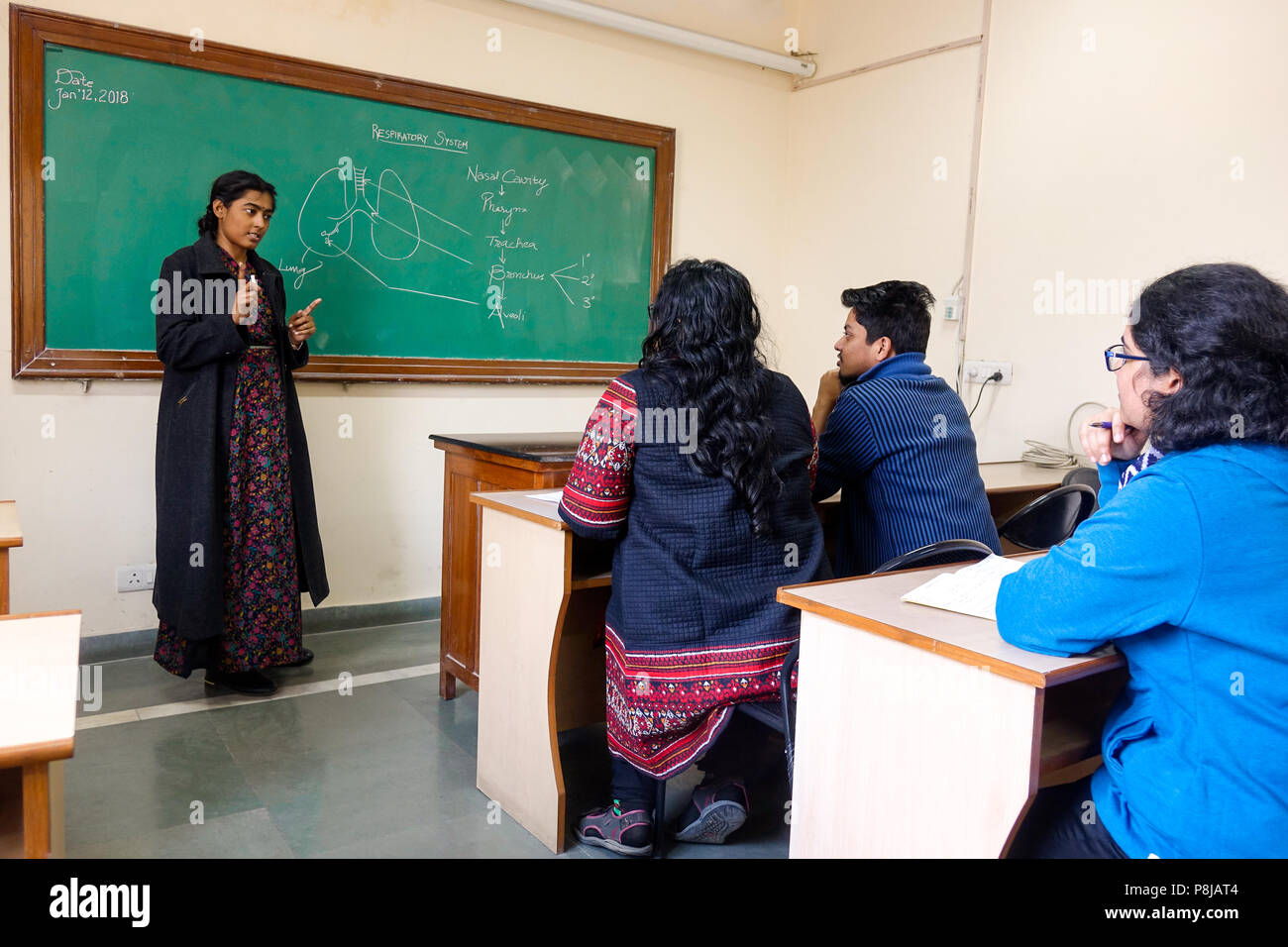 Professor Teaching Class