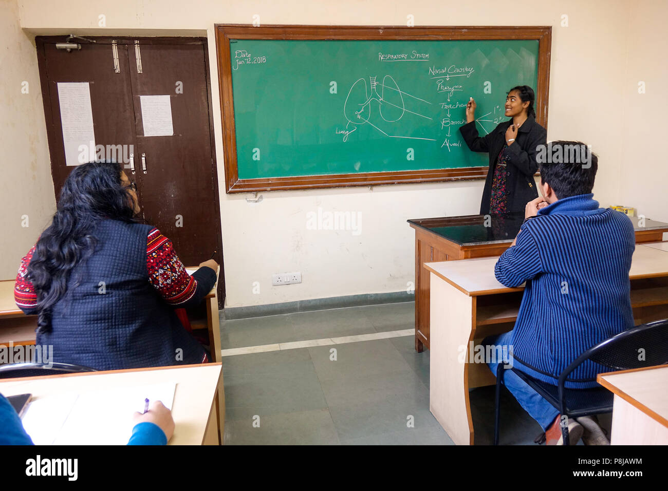 College Professor Teaching Class