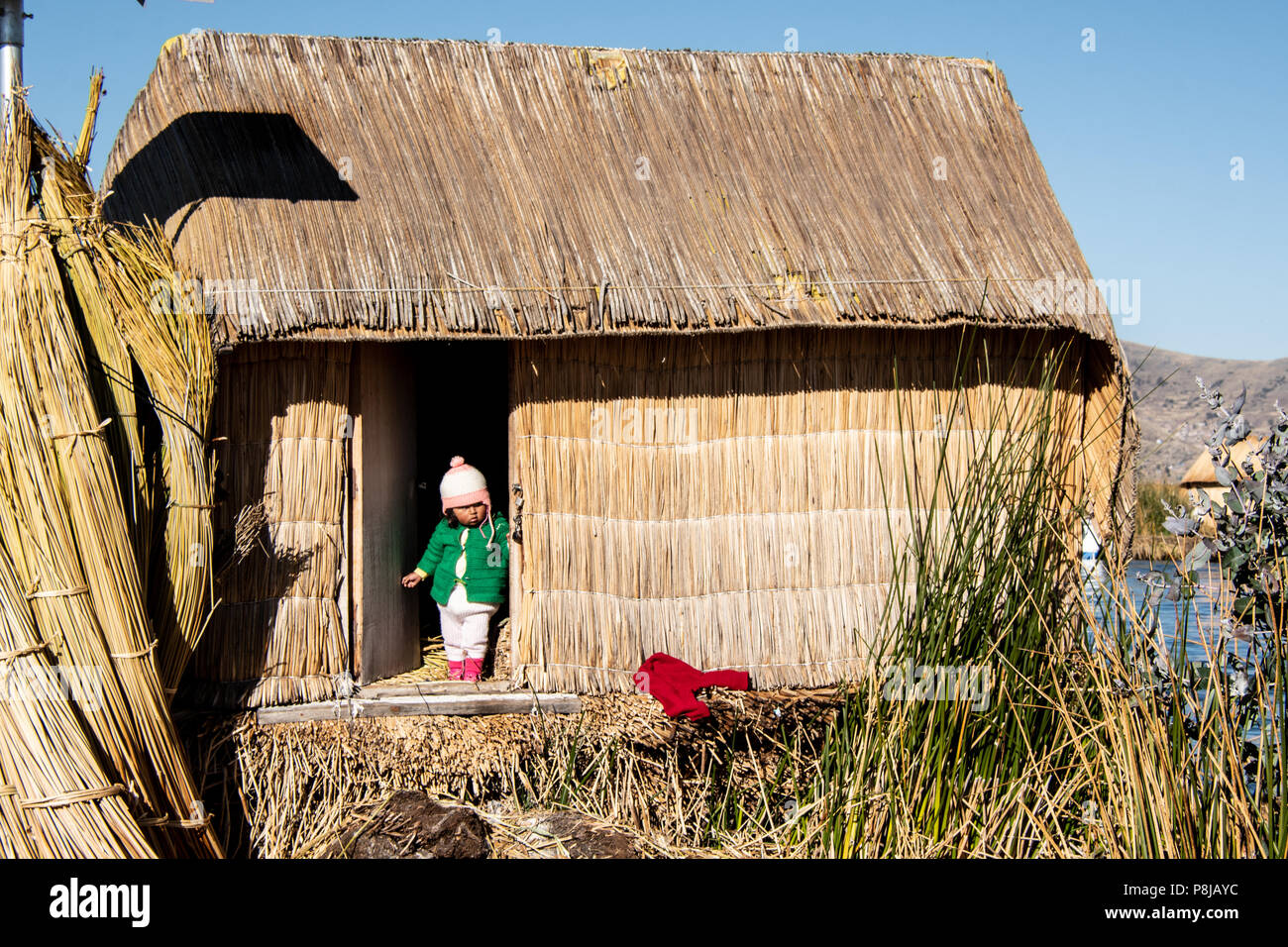 PERU SURAMERICANA lago ticaca Stock Photo - Alamy