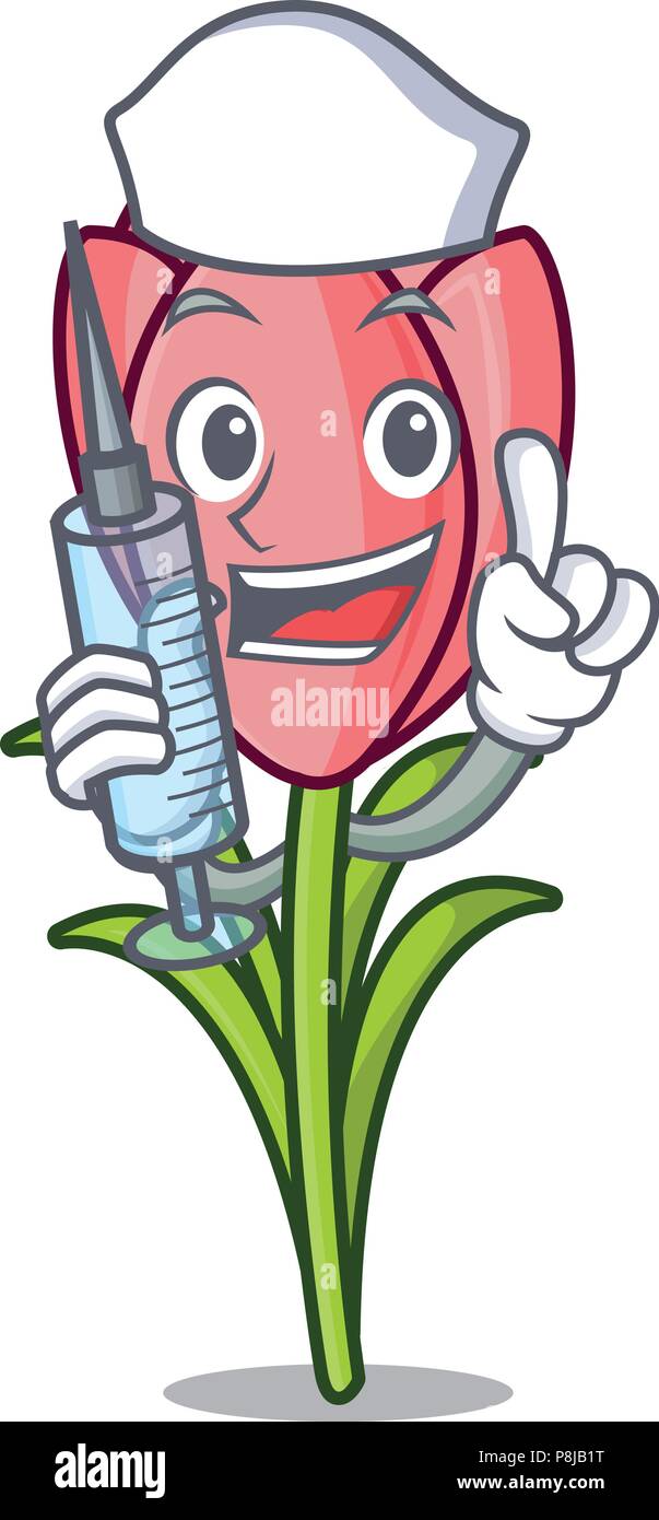Nurse crocus flower character cartoon Stock Vector Image & Art - Alamy