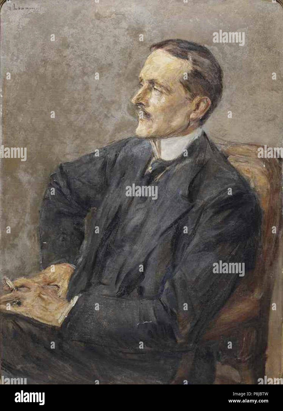 . 566 Ulrich von Brockdorff-Rantzau 1919 von Max Liebermann Stock Photo ...