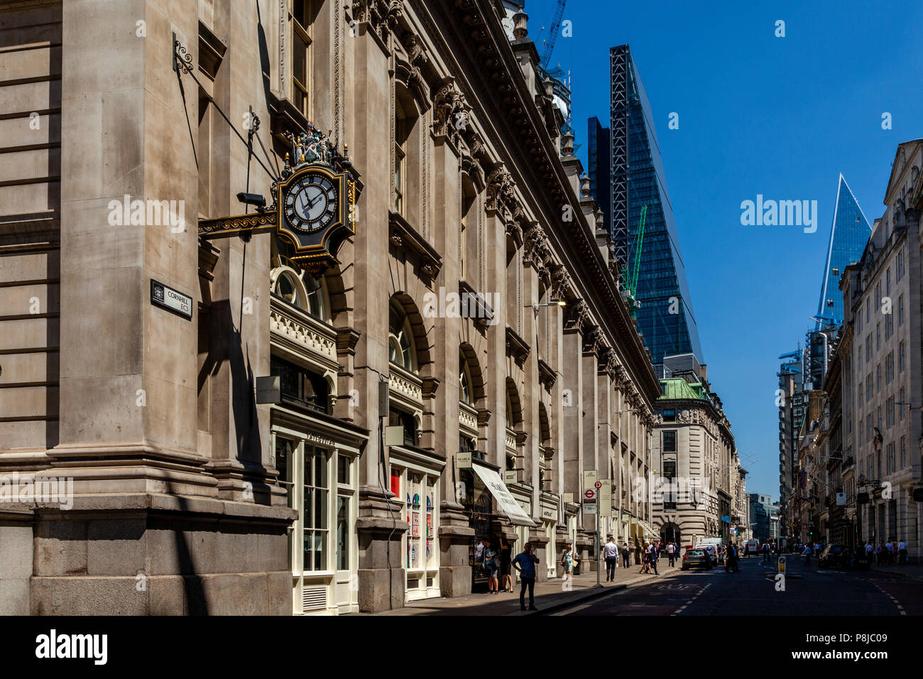 Boutique Shops At The Royal Exchange, London, England Stock Photo - Alamy