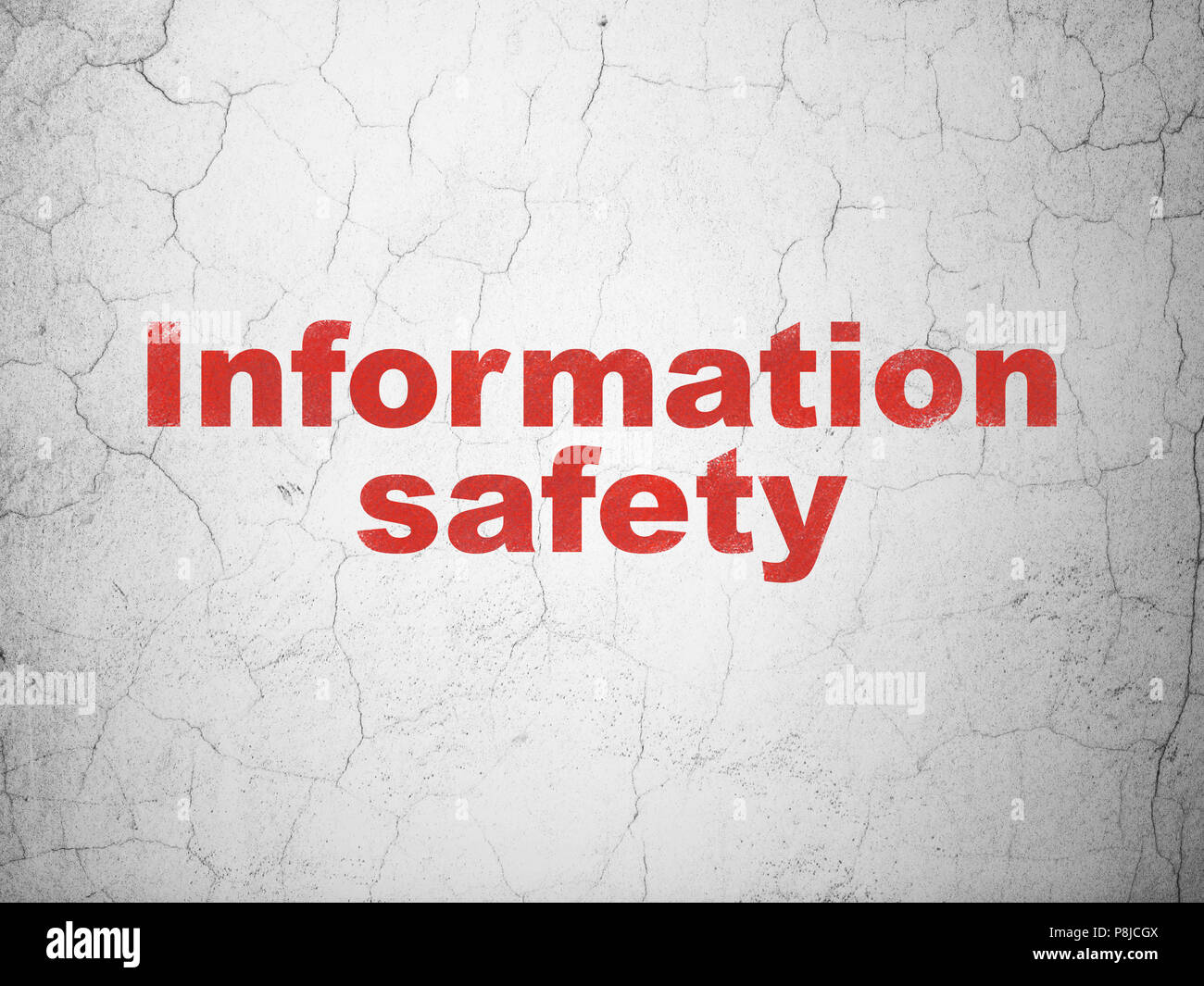 Privacy concept: Information Safety on wall background Stock Photo - Alamy