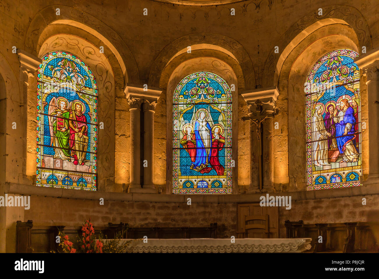Roman stained glass Stock Photo - Alamy
