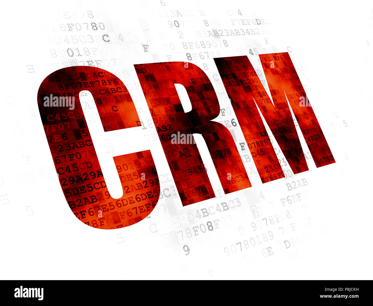 Business concept: CRM on Digital background Stock Photo - Alamy