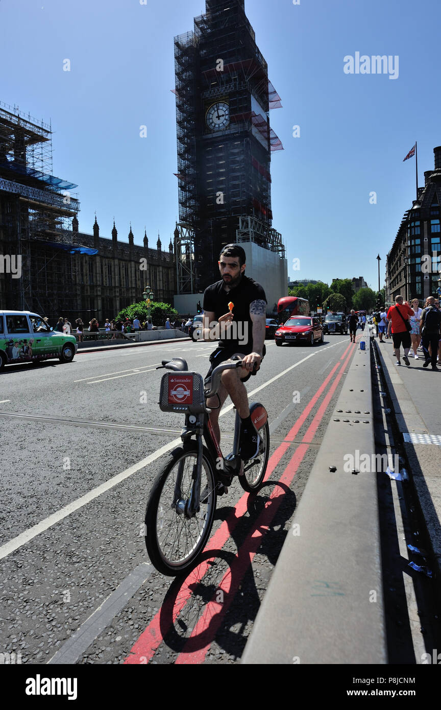 Cycling in London, England, UK Stock Photo - Alamy
