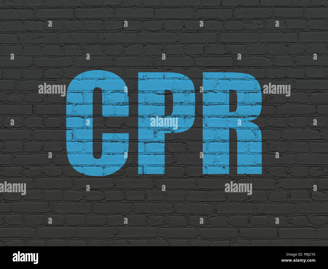 Medicine concept: CPR on wall background Stock Photo - Alamy