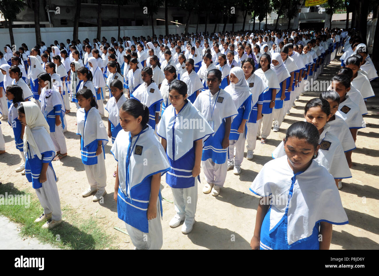Dhaka, Bangladesh - June 12, 2012: Bangladeshi student’s practices ...