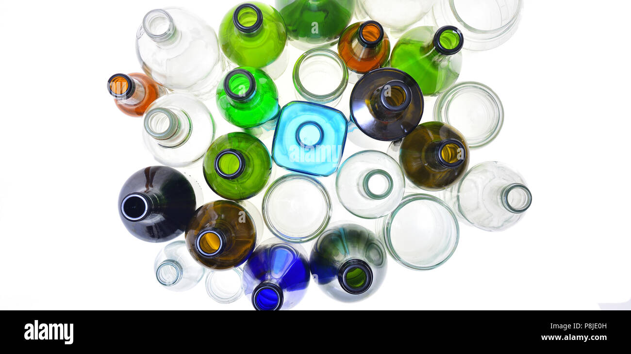 closeup of recycling glass Stock Photo - Alamy