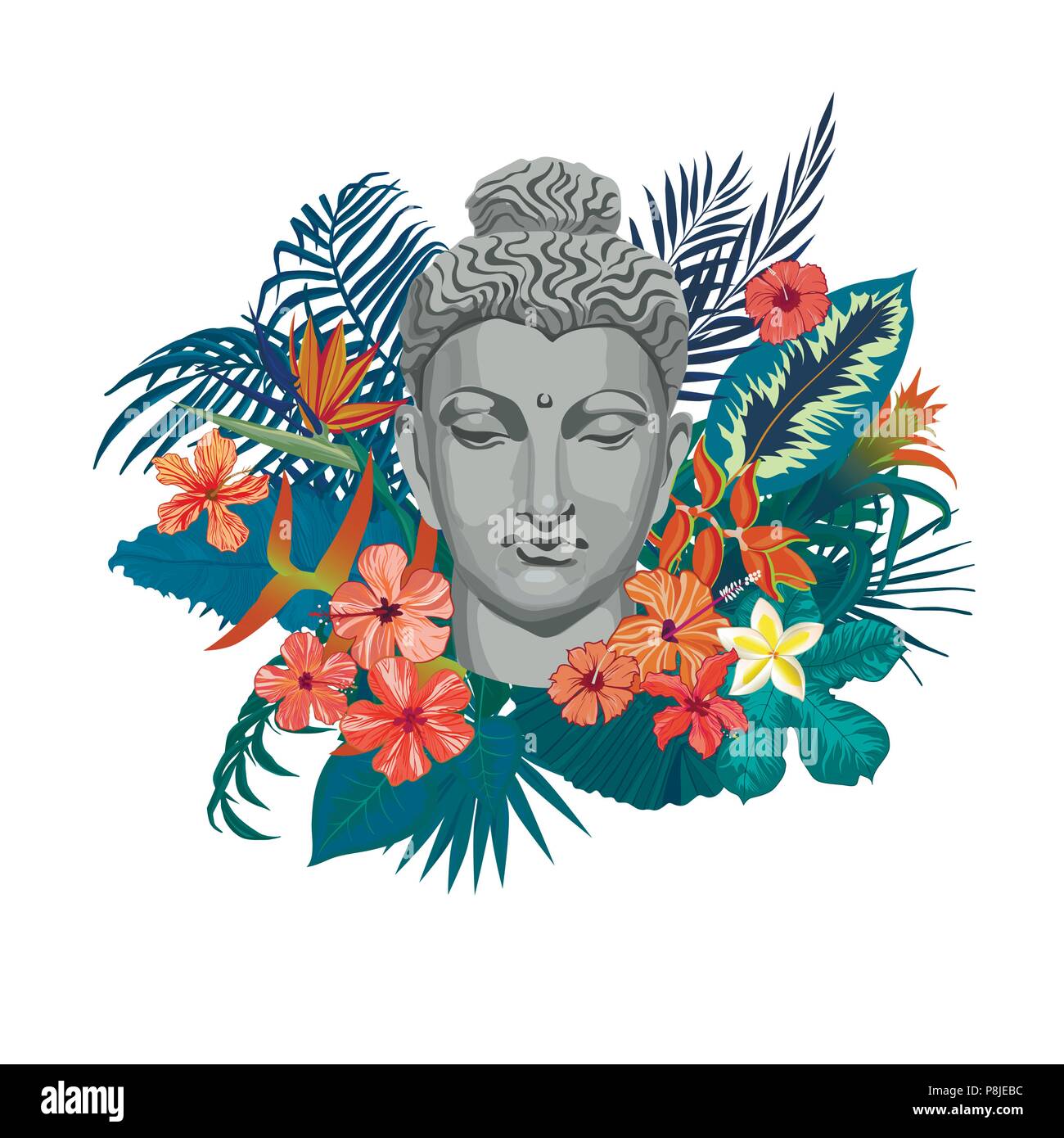 Buddha Stock Vector Images - Alamy