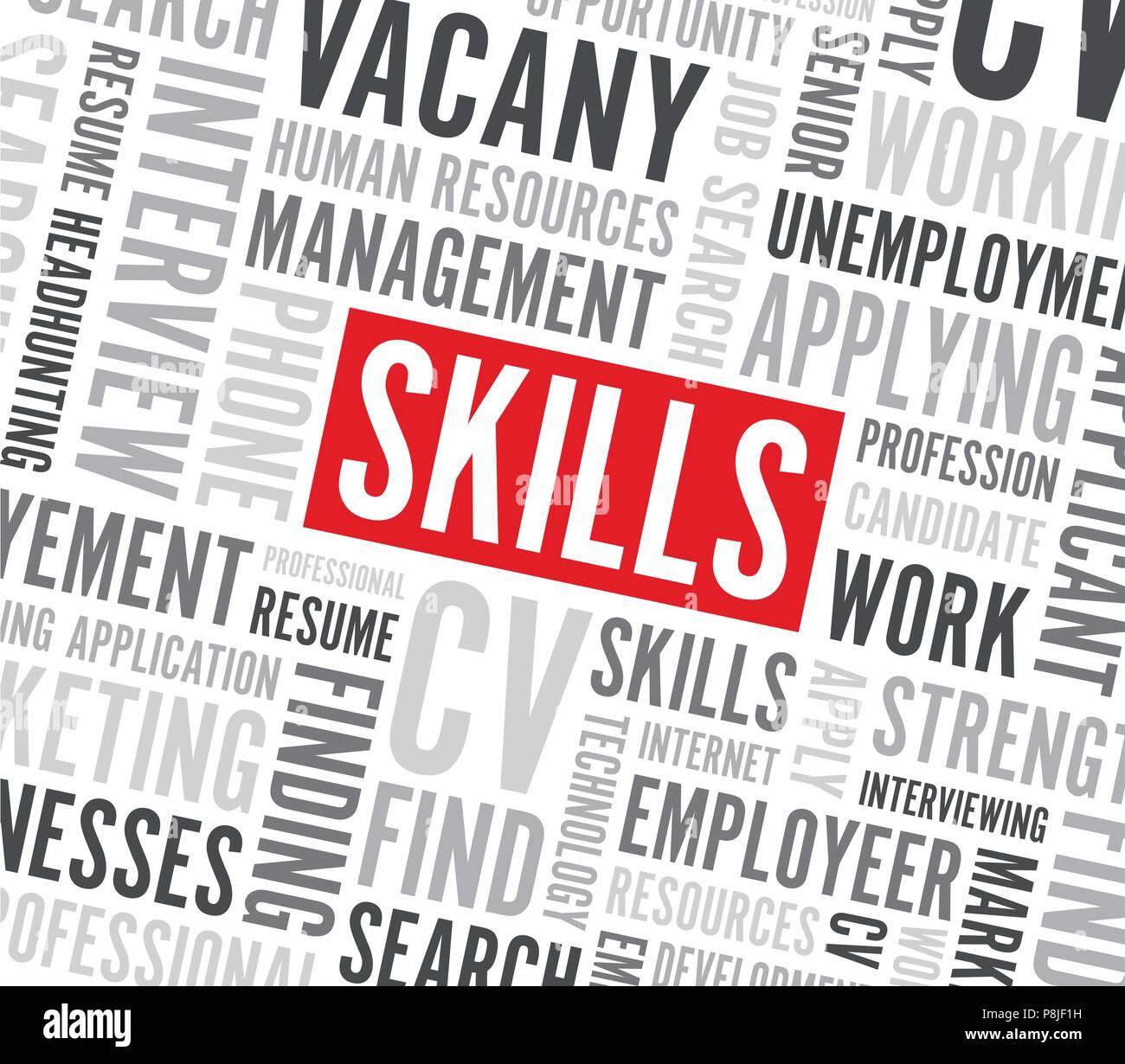 black skills text background Stock Vector Image & Art - Alamy