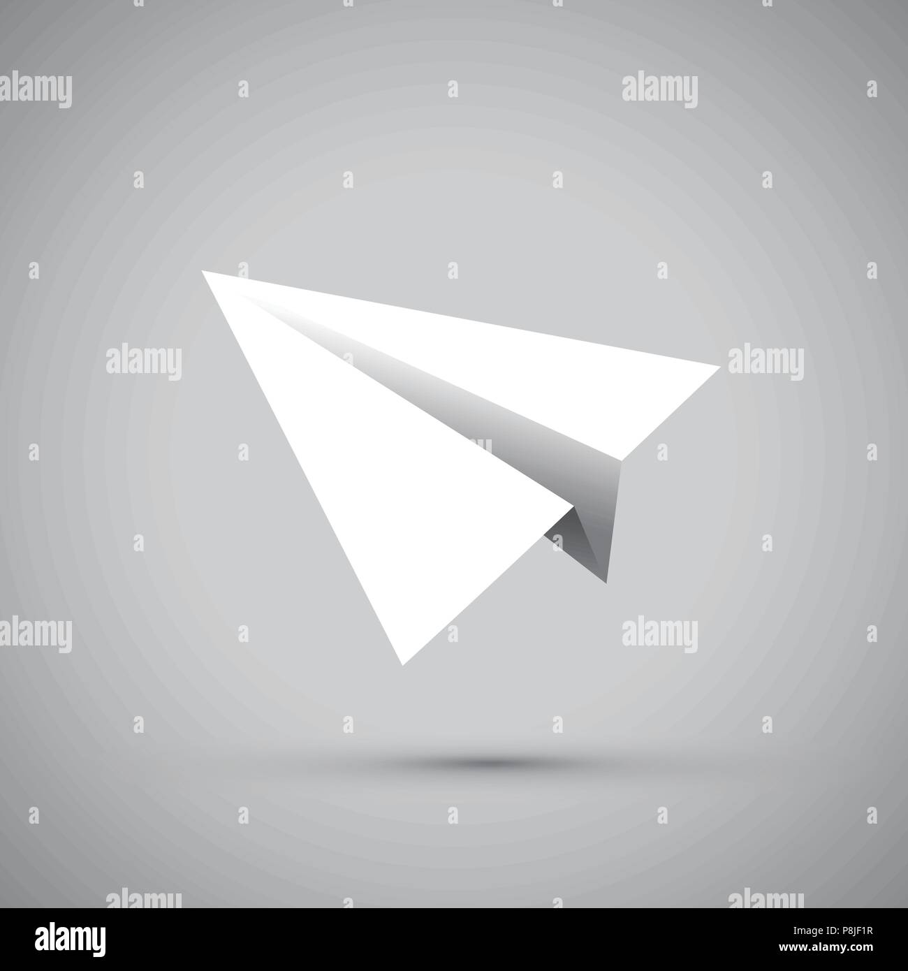 White paper sheet flying Stock Vector Images - Alamy