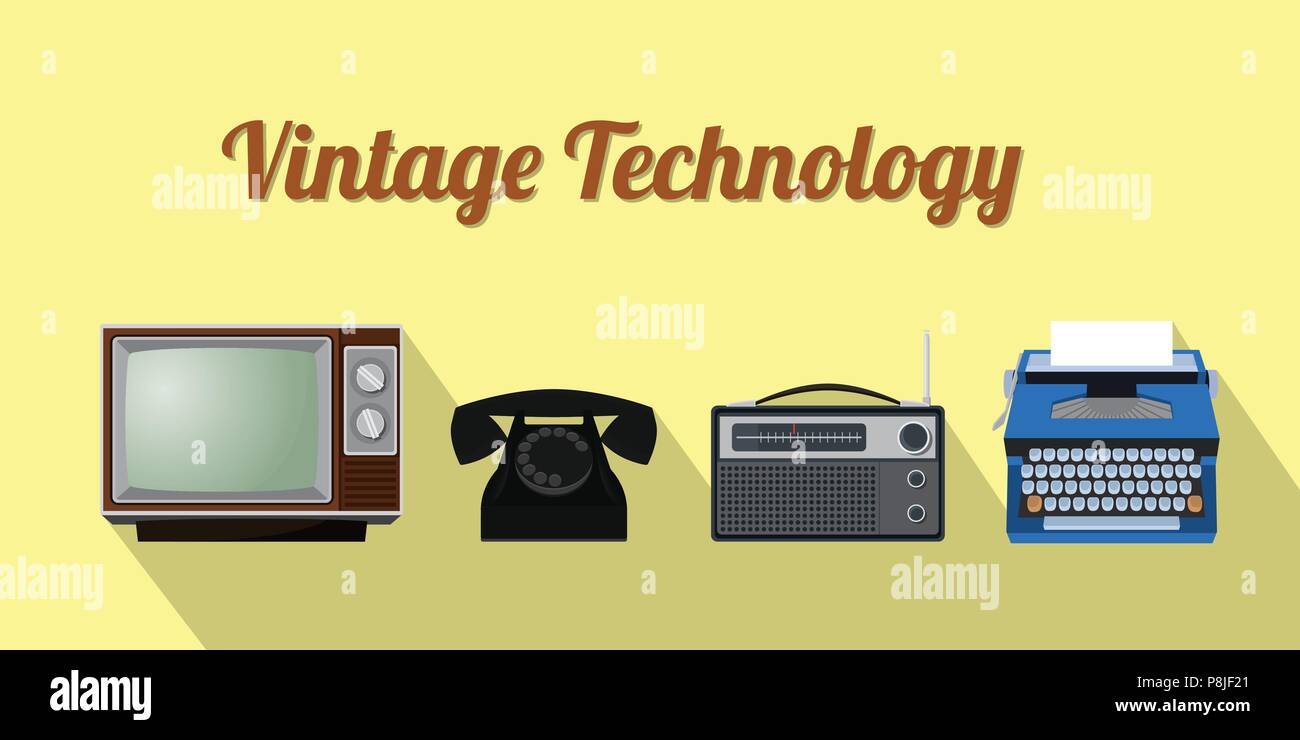 Obsolete communication tools Stock Vector Images - Alamy
