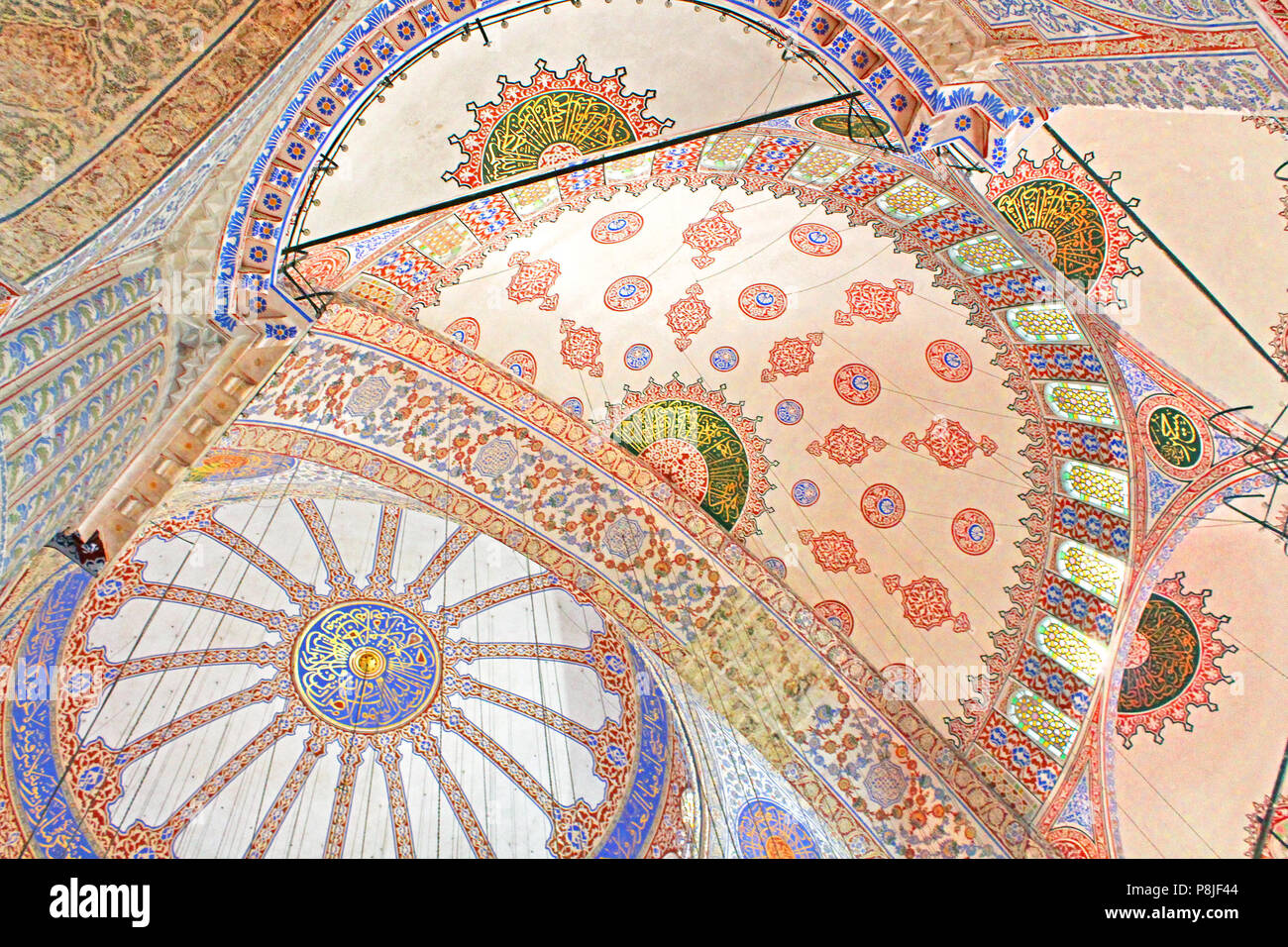 Inside the islamic Blue mosque in Istanbul, Turkey Stock Photo - Alamy