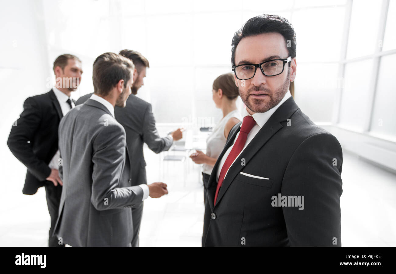 Portrait of a respectable handsome man in a suit Stock Photo - Alamy