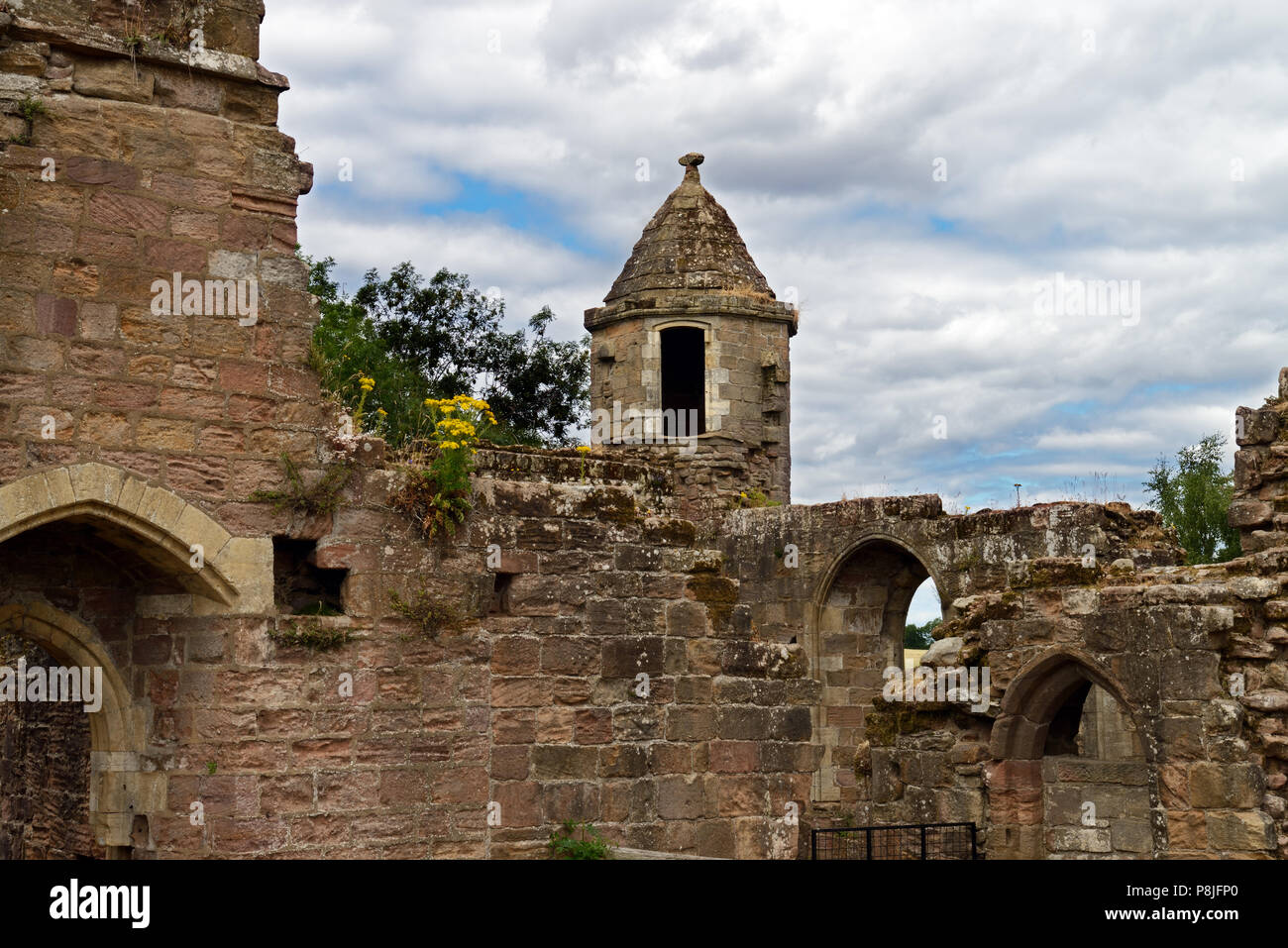 Spofforth Castle in the village of Spofforth, Yorkshire, was built by ...