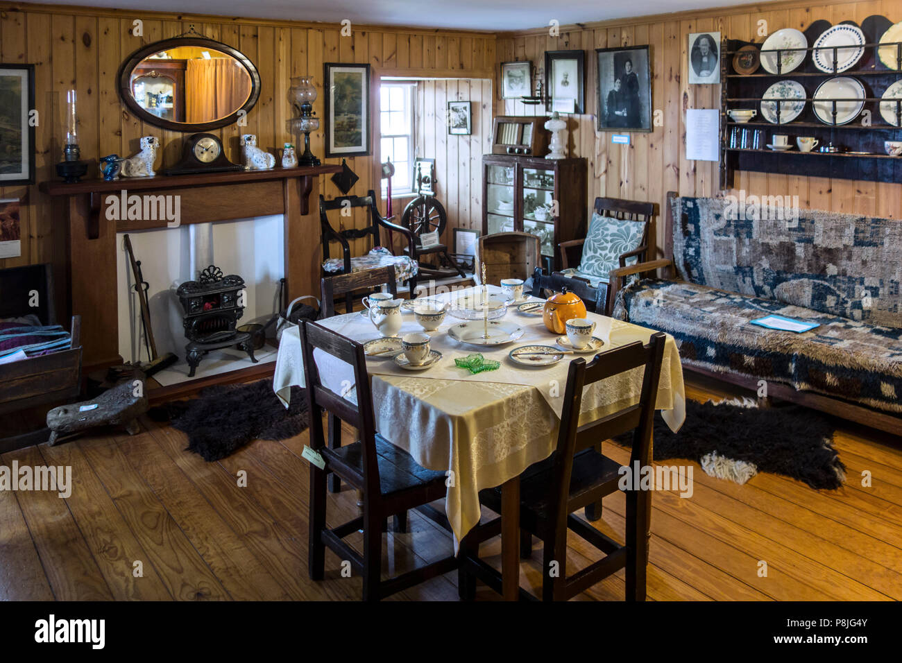 19th century furniture in the Laird's room / sitting room at the ...