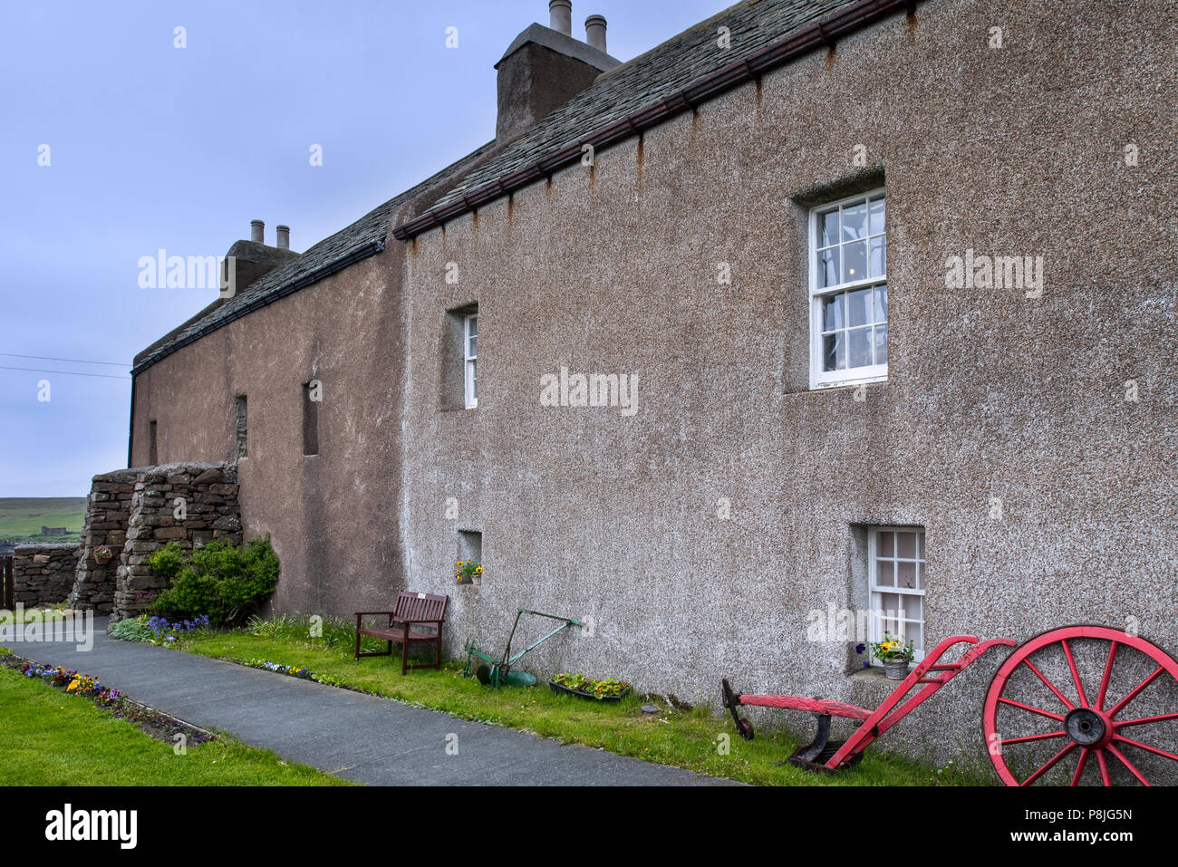 Tangwick Haa Museum at Eshaness in Northmavine, Shetland Islands ...