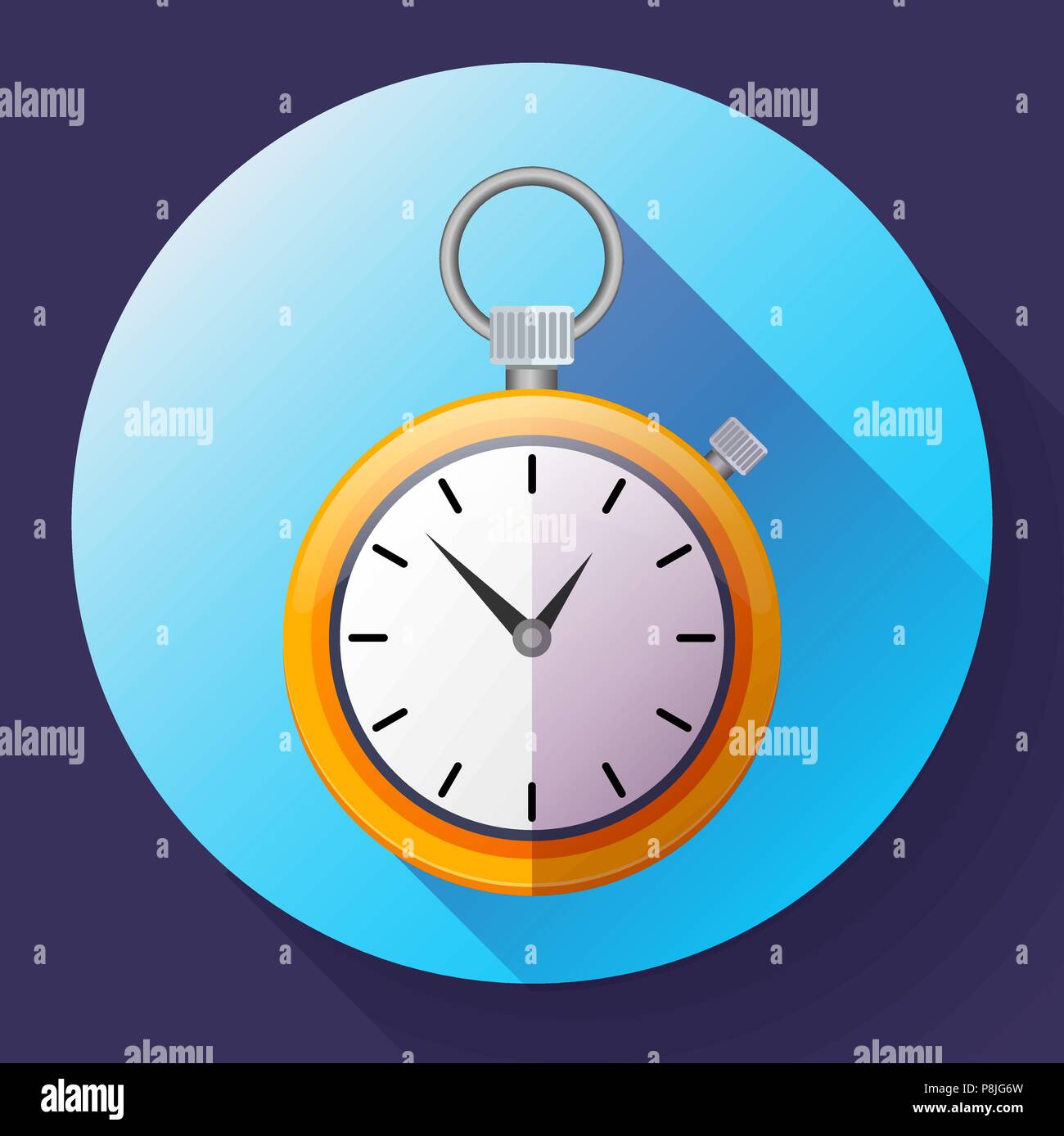 stopwatch icon vector symbol race. Illustration of the time Stock ...