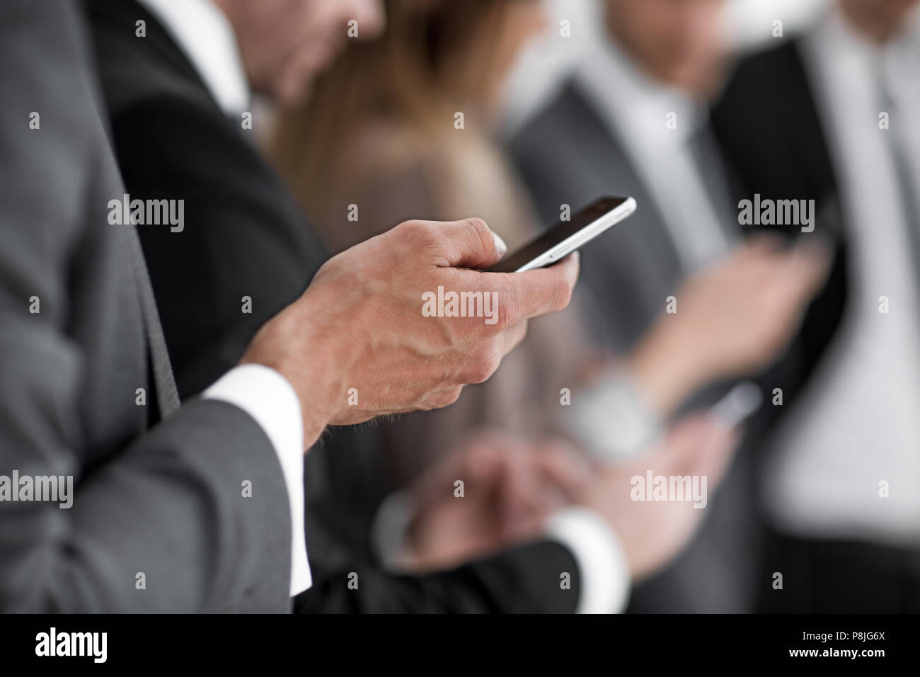 male hands with cell phone Stock Photo - Alamy