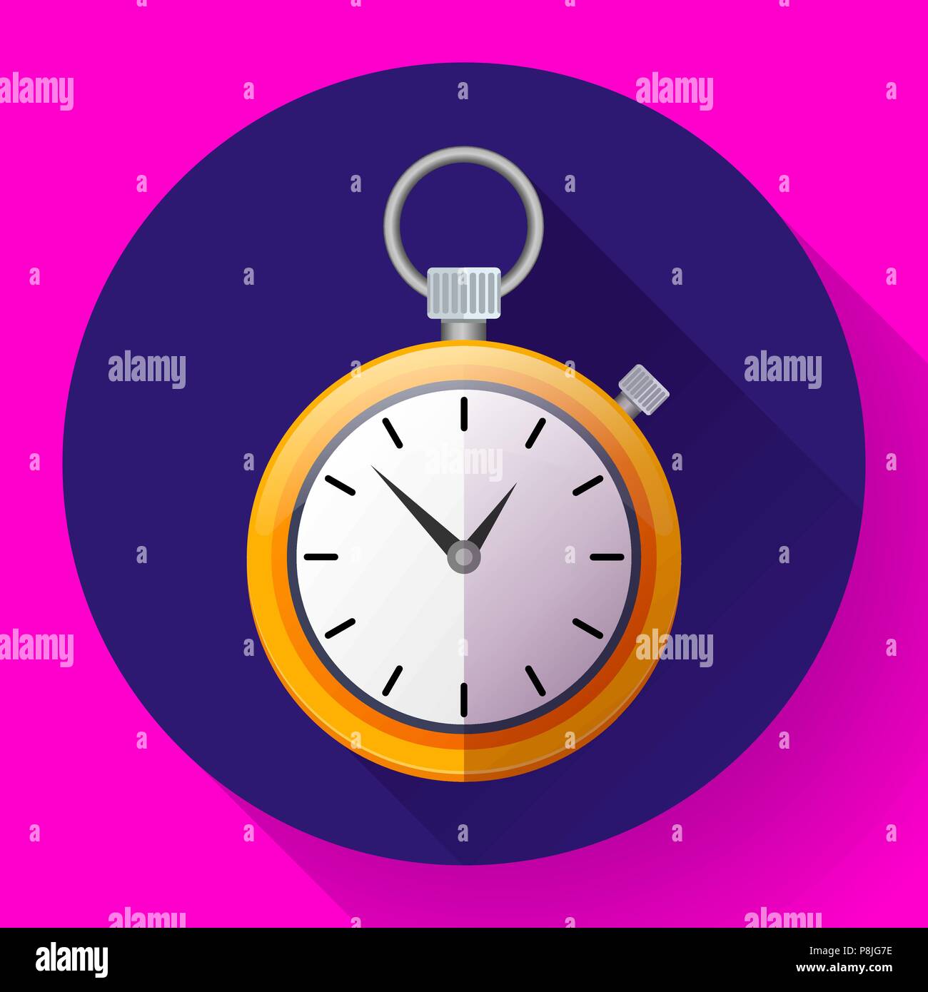 stopwatch icon vector symbol race. Illustration of the time Stock ...