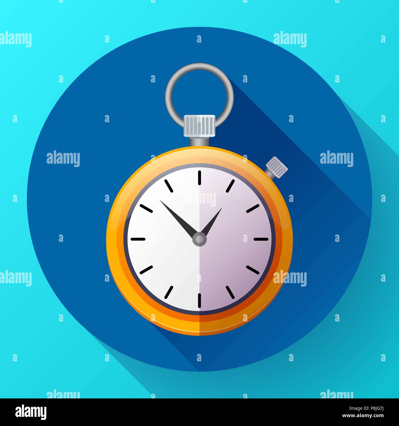 stopwatch icon vector symbol race. Illustration of the time Stock ...