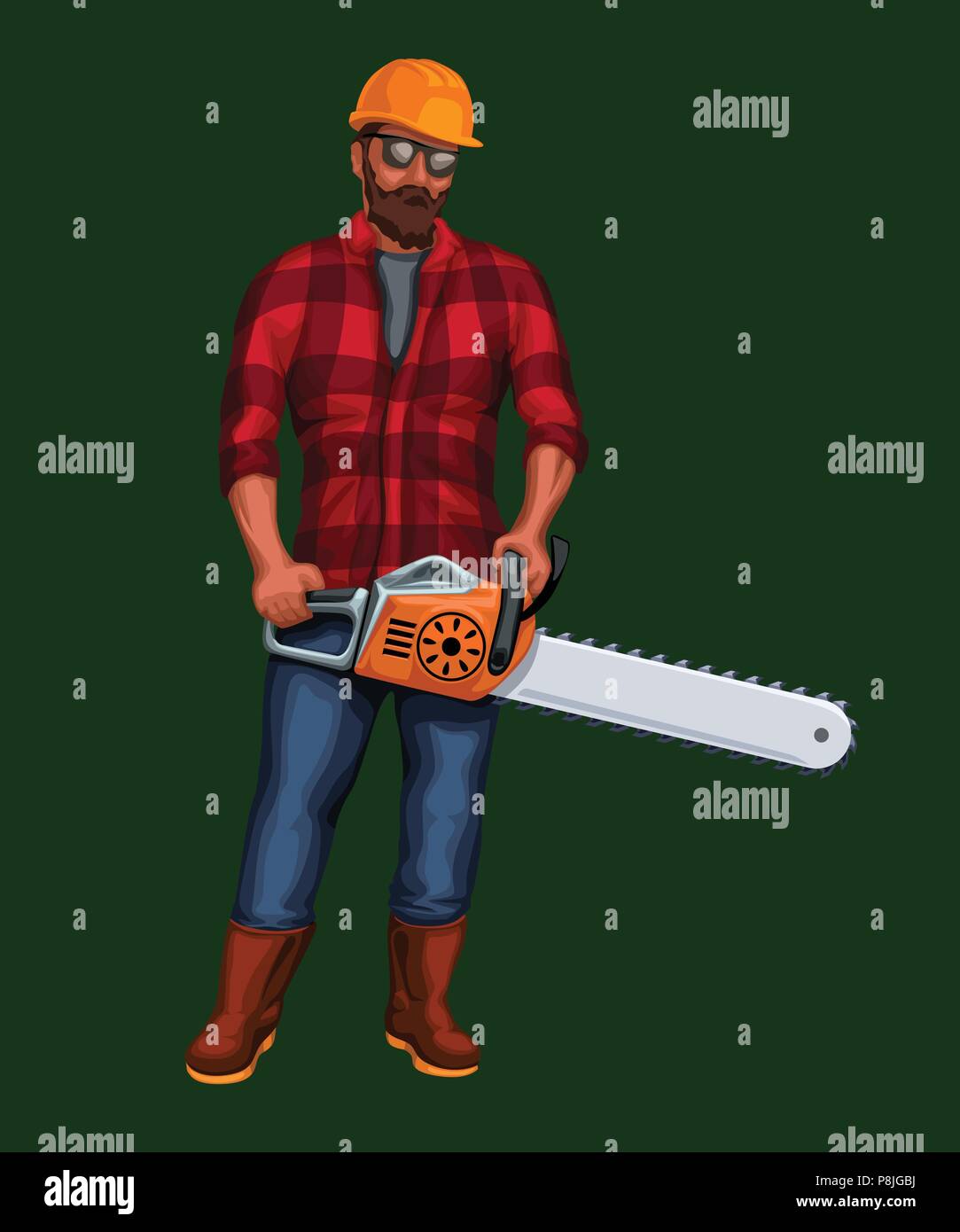 Lumberjack shirt Stock Vector Images - Alamy