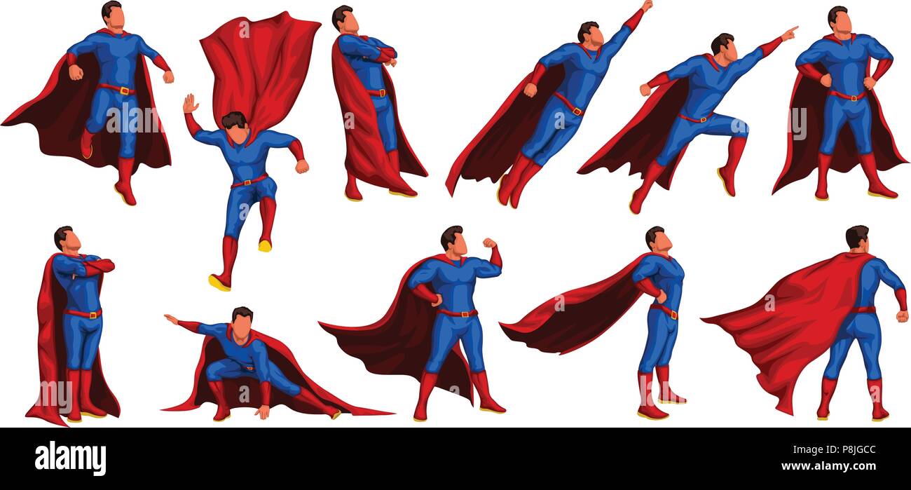 Super Hero Cartoon High Resolution Stock Photography and Images - Alamy
