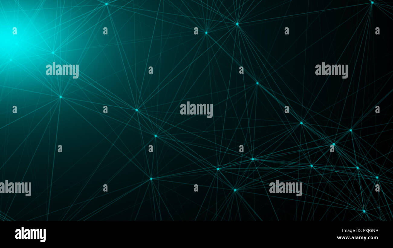 Abstract connection dots. Technology background. Network concept Stock ...
