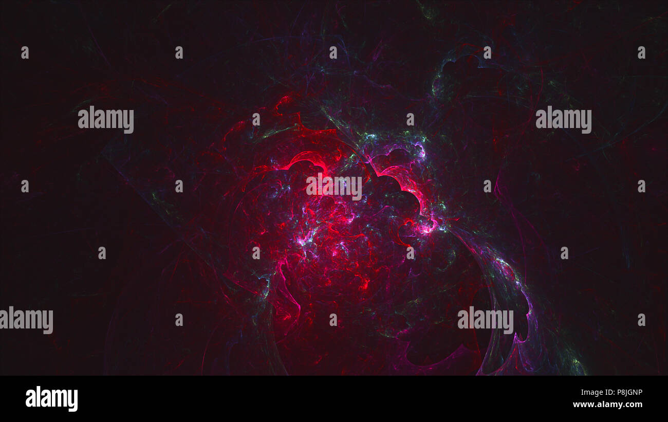 Abstract fractal light background. Digital 3d rendering backdrop Stock ...