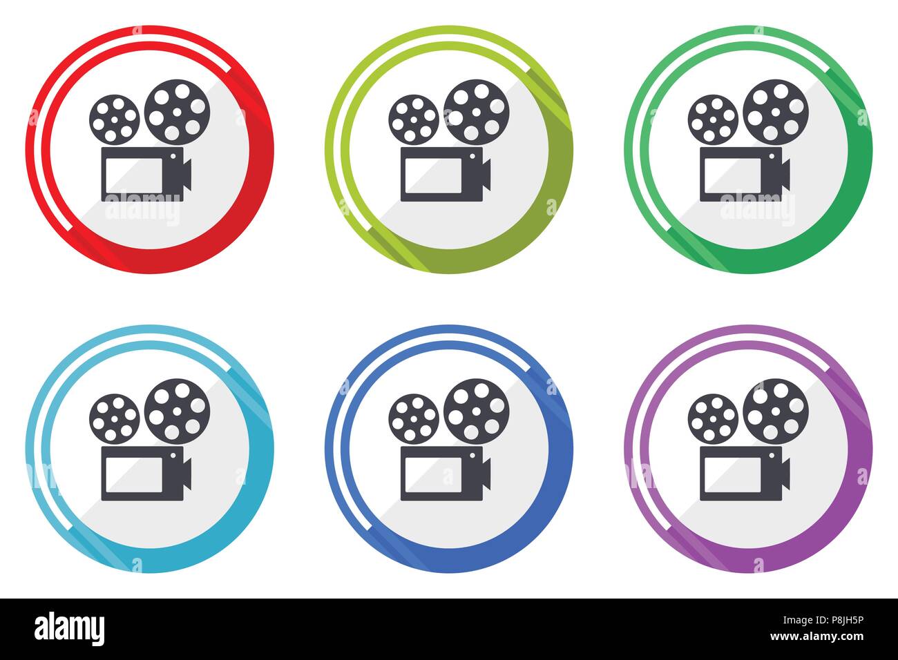 Projection tv set green screen Stock Vector Images - Alamy