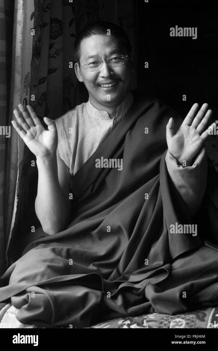 Zha Xi Lang Jia Rimpoche at Katok Dorjeden Monastery - Kham, (eastern ...