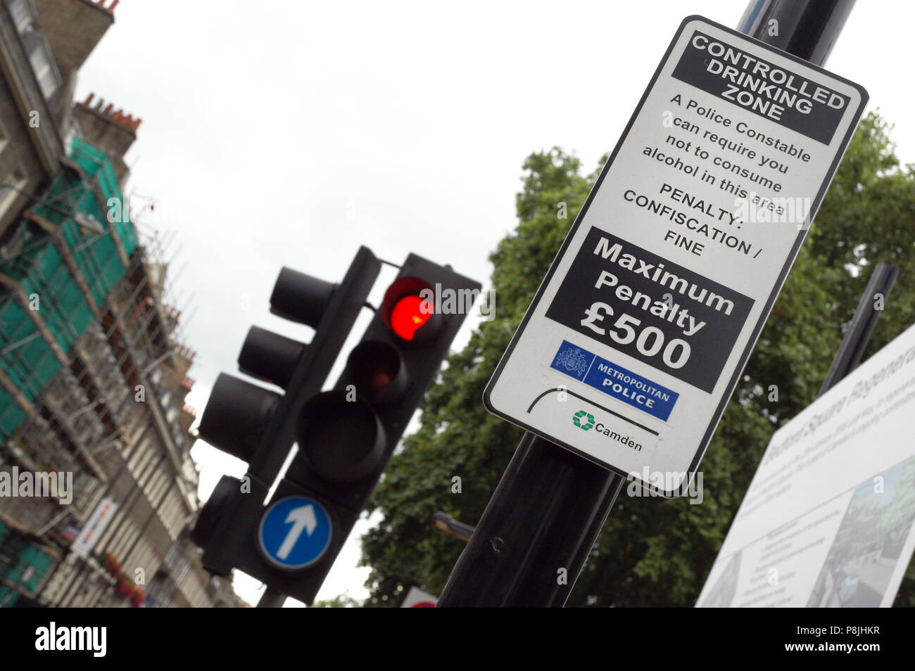 Controlled drinking zone hi-res stock photography and images - Alamy