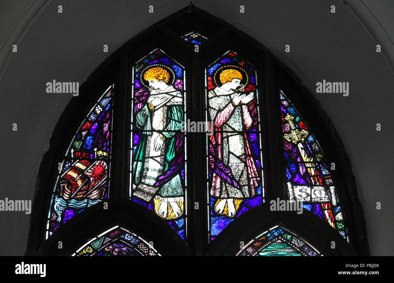 Harry Clarke Window Stock Photo - Alamy