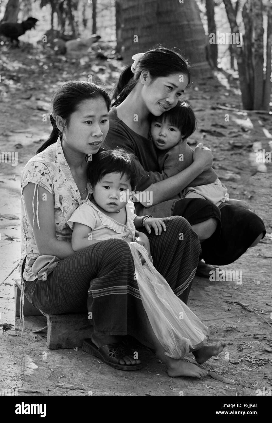 Laos lao peoples democratic Black and White Stock Photos & Images - Alamy