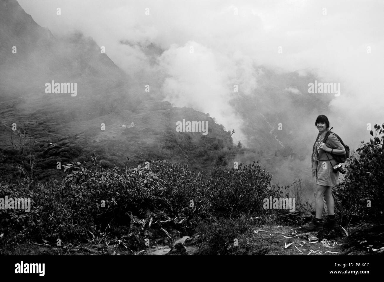 High camp at KHONGMA below the Shipton Pass on route to the MAKALU ...