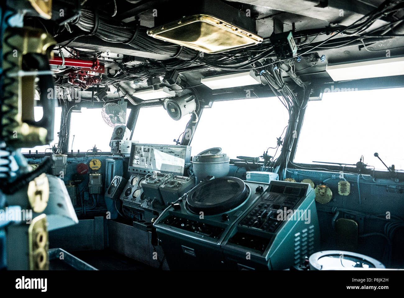 "Island Tour" is what they call a tour of the command and control tower ...