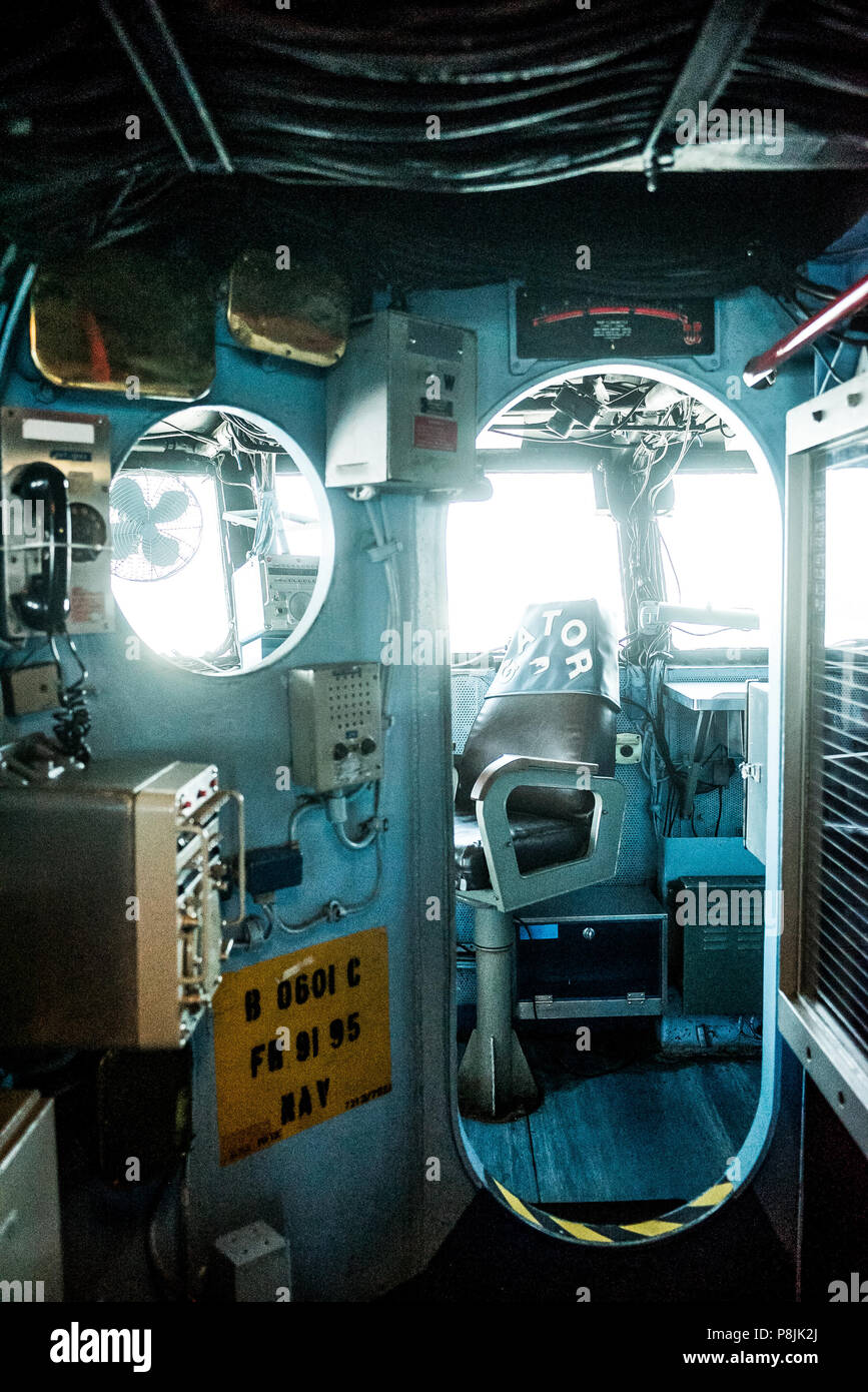 "Island Tour" is what they call a tour of the command and control tower ...